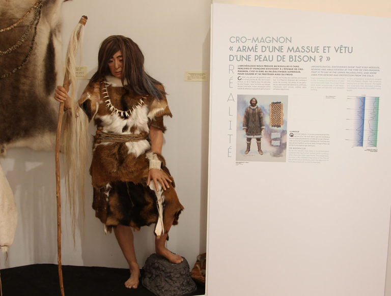 Cro-Magnon abri espace muséographique - Hominides
